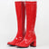 Bottes Années 70 Vintage Rouge - Louise Vintage
