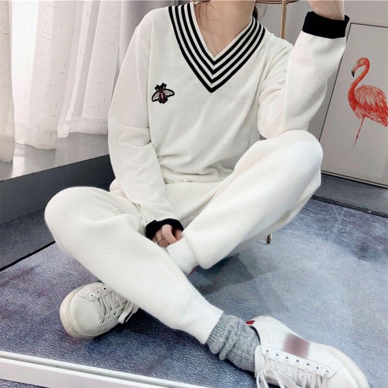 Pull Vintage Collège Blanc - Louise Vintage